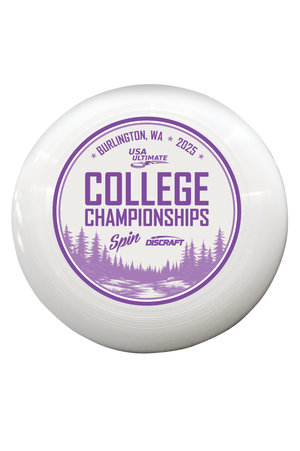 College 2025 Disc (Landscape) – Spin Ultimate