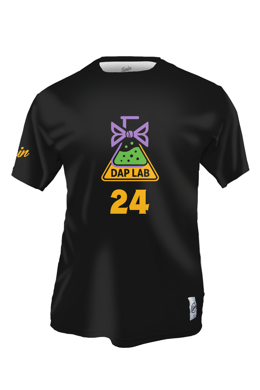 DAP LAB Short Sleeve Jersey (Black) – Spin Ultimate