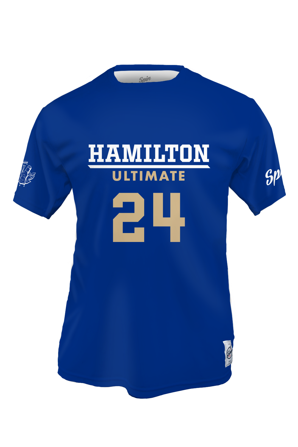 Hamilton Short Sleeve Jersey (Blue) – Spin Ultimate